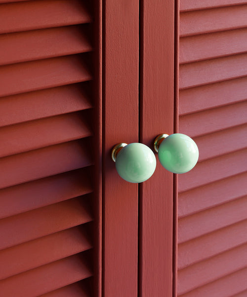 Coloured Knob, Celadon – MATILDA GOAD & CO.