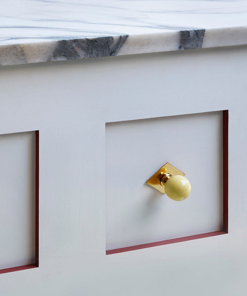 Coloured Knob, Citron – MATILDA GOAD & CO.