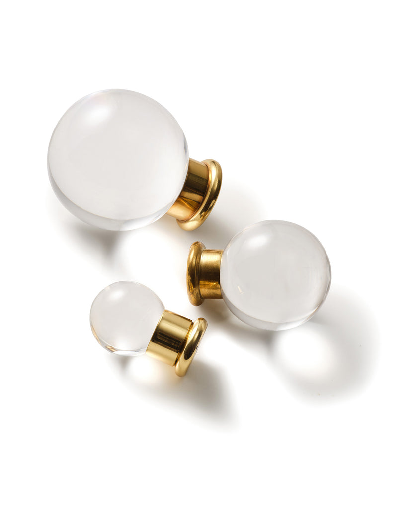 Clear Brass Knob MATILDA GOAD CO