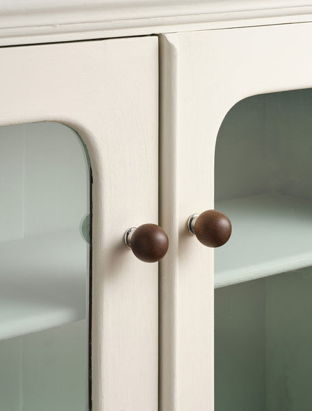 Dark Oak Knob, Nickel – MG&Co.