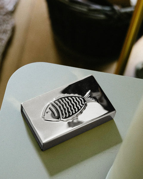 Fish Matchbox Sleeve, Silver – MG&Co.